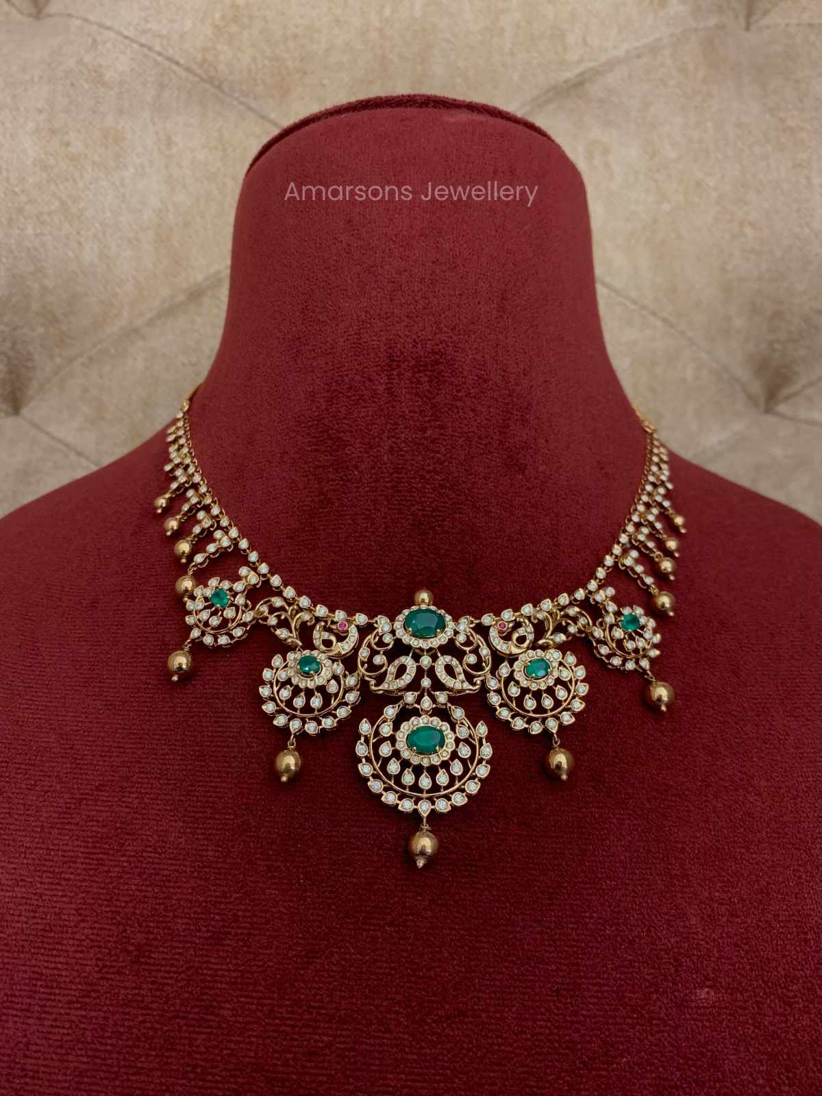18k Radiant VVS EF Diamond Necklace | DNS-8431 – Amarsons Jewellery