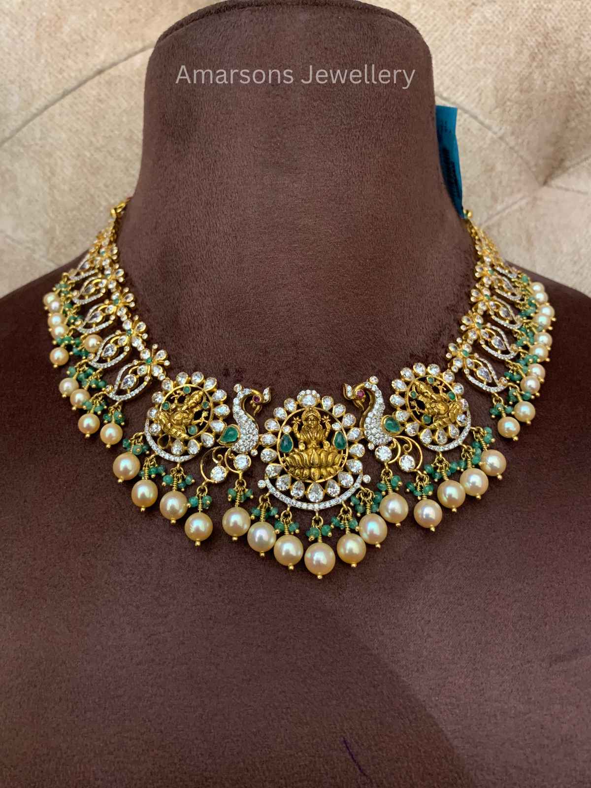 22K Gold Necklace Set (GNS 4149) – Amarsons Jewellery